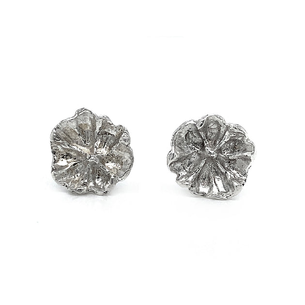 Sterling Silver Efflorescent Stud Earrings - "Lucy" – Alara