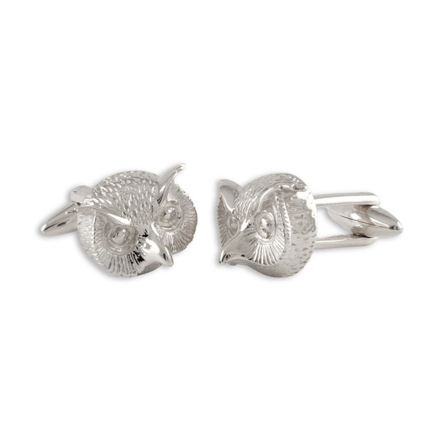 Sterling Silver Cufflinks - "Owl" – Alara